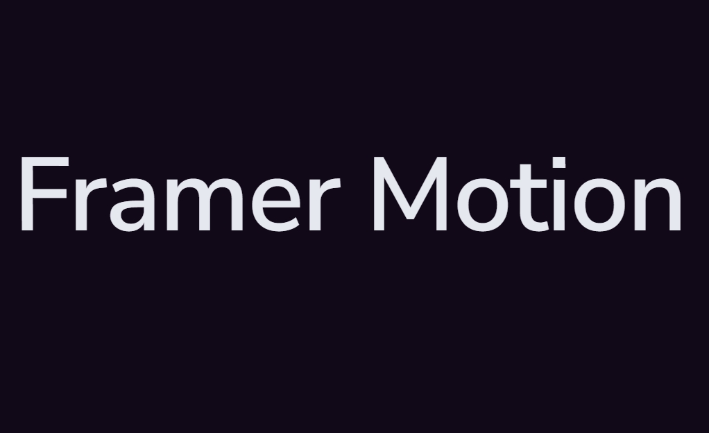 Animating the web with Framer Motion by Jeroen Reumkens