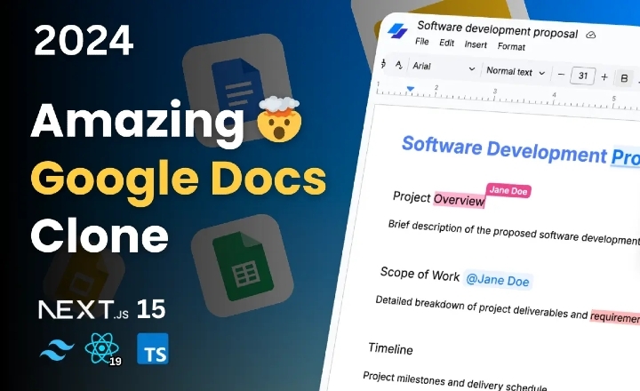 Build A Google Docs Clone By Code With Antonio