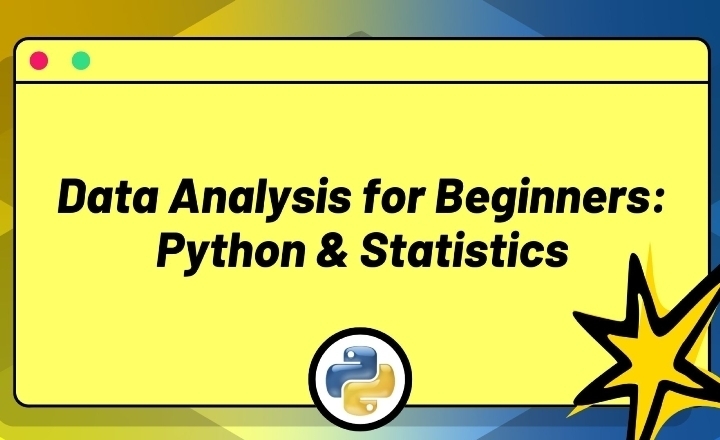 Data Analysis for Beginners: Python & Statistics by zerotomastery.io