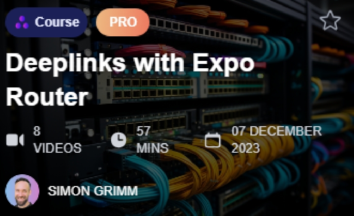 Deeplinks with Expo Router by Simon Grimm