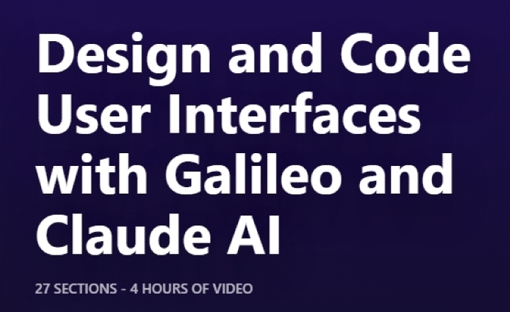 Design and Code User Interfaces with Galileo and Claude AI by designcode.io