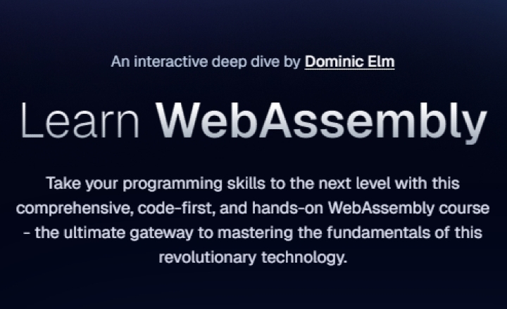 Learn WebAssembly by Dominic Elm