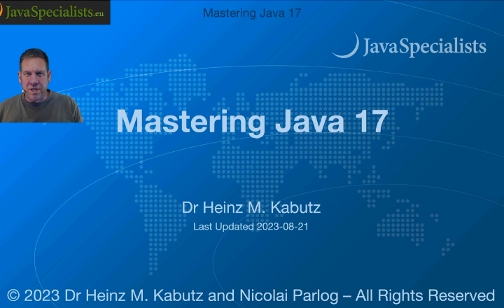 Mastering Java 17 by javaspecialists.eu