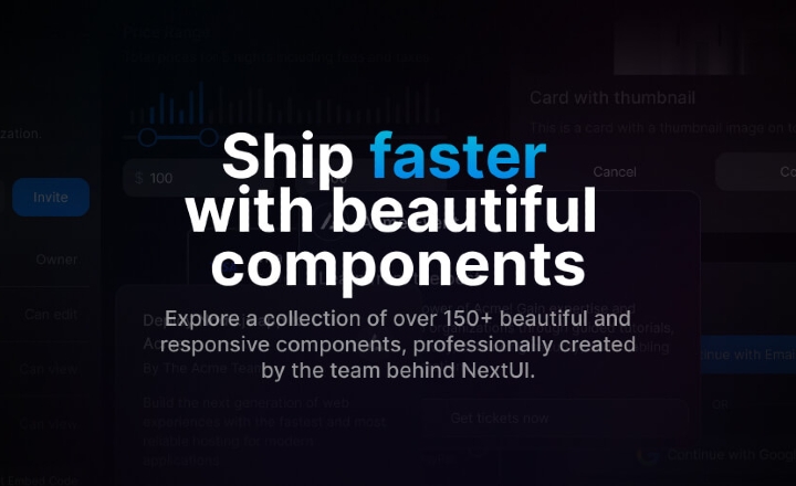 NextUI Pro - Ship faster by nextui.org NextUI Pro - Ship faster by nextui.org