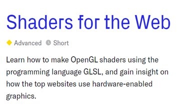 Shaders for the Web by superhi.com