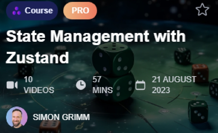 State Management with Zustand by Simon Grimm State Management with Zustand by Simon Grimm